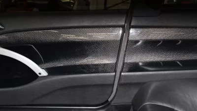 Status Gruppe 2x2 CF CSL Door Panel Inserts Alcantara Handles BMW E46 Coupe 2001 2006