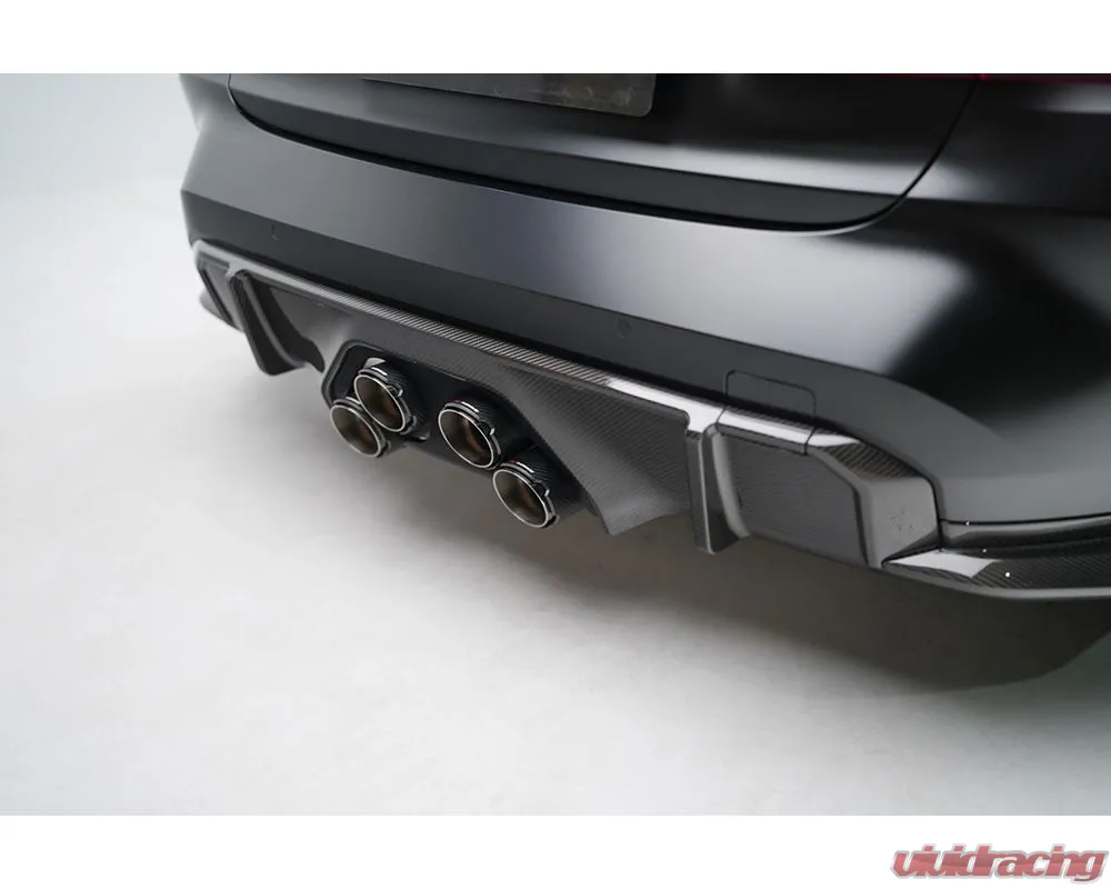 FI Exhaust Dry Carbon Fiber M-Performance Style Rear Diffuser Combo Buy ...