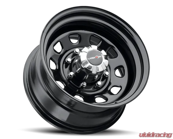 Vision 84D Window Wheel 17x8 5x5 -12mm Gloss Black | Vivid Racing