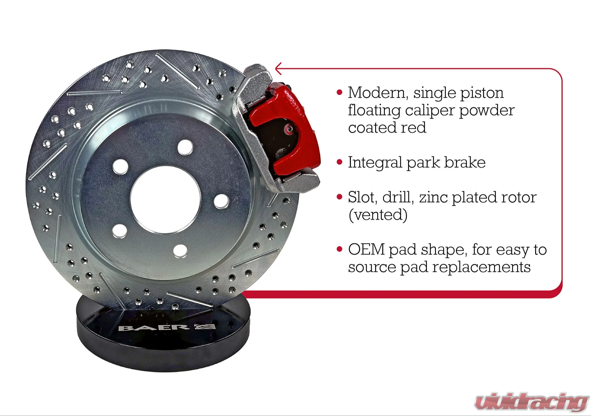 Baer Sport - Baer Brake Systems Baer Brakes 11.65" Classic Series Rear ...