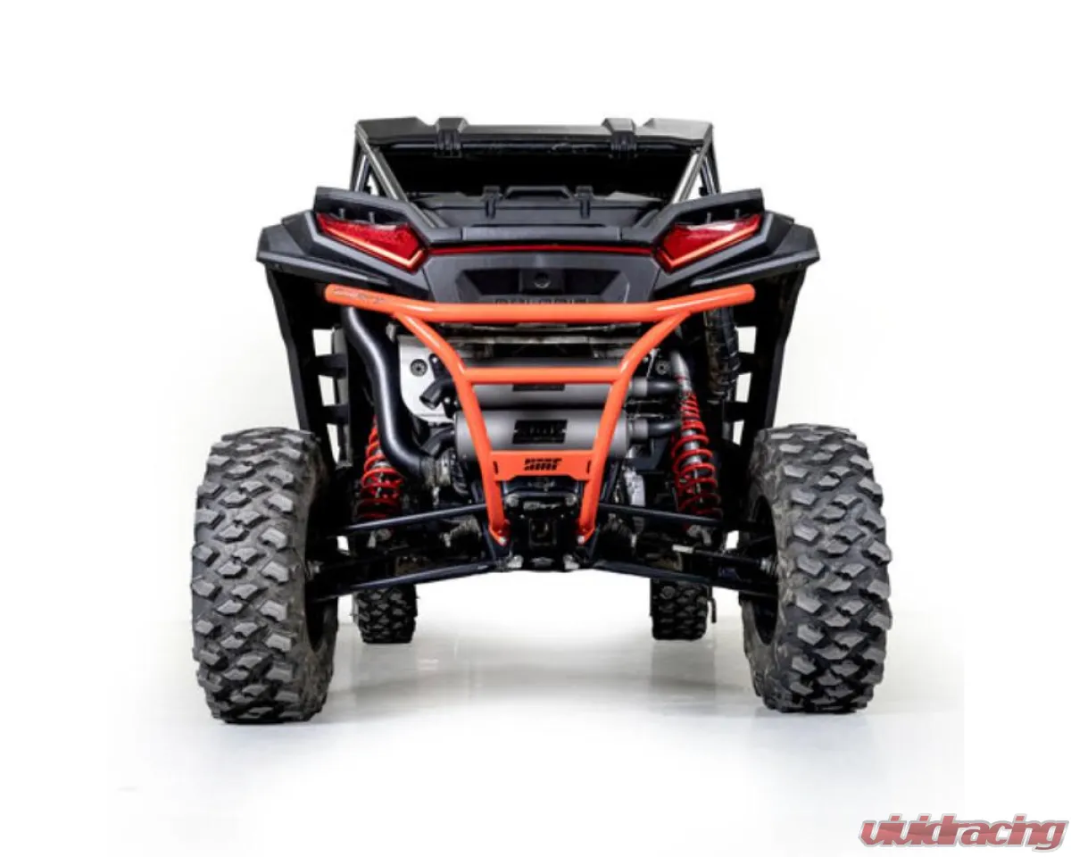 HMF Racing Titan Quiet Dual Full Exhaust w/ Billet Endcap Polaris RZR ...