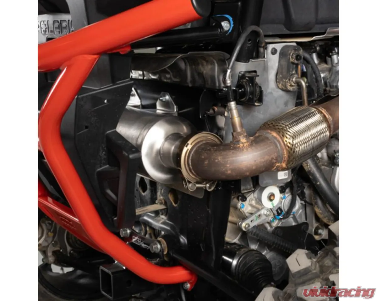HMF Racing Titan Quiet Slip-On Exhaust w/ Billet Endcap Polaris RZR XP ...
