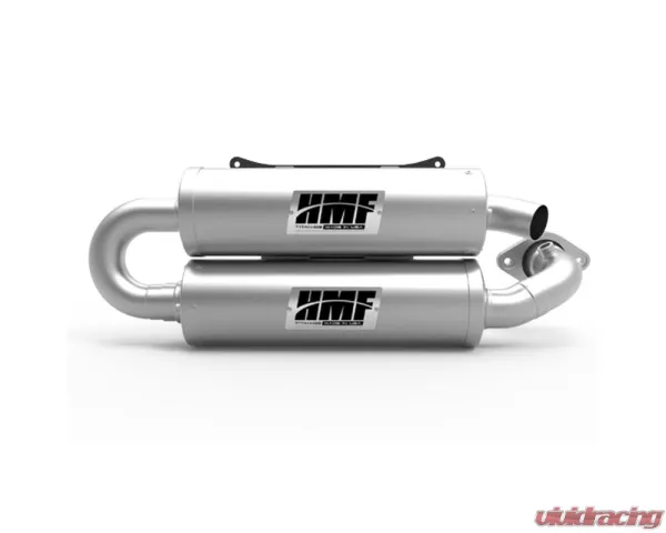 HMF Racing Stainless Titan Quiet Twin Loop Exhaust w/ Billet Endcap ...