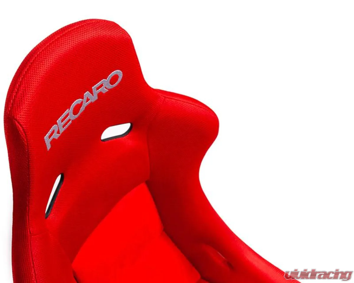 Recaro FRP Suede Red Pole Position N.G. Racing Seat 071.95.JS06-01 ...