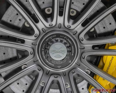 Vorsteiner GW9-916 Wheel Set Front 20x9 | Rear 21x12 Gunmetal Porsche 911 | 992 Turbo S Center ...