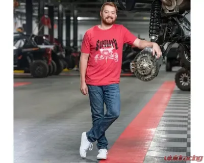 SuperATV Red Rock 'n Roll Unisex T-Shirt XL SST-39-RD-XL | Vivid Racing