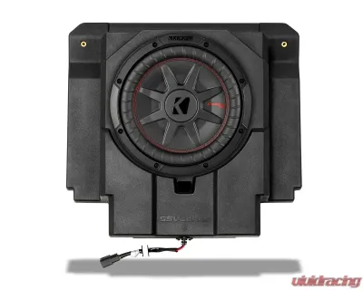 SSV Works Rear-Seat Subwoofer Enclosure w/ Kicker Comp RT 850w 2ohm Subwoofer Can-Am Maverick R ...