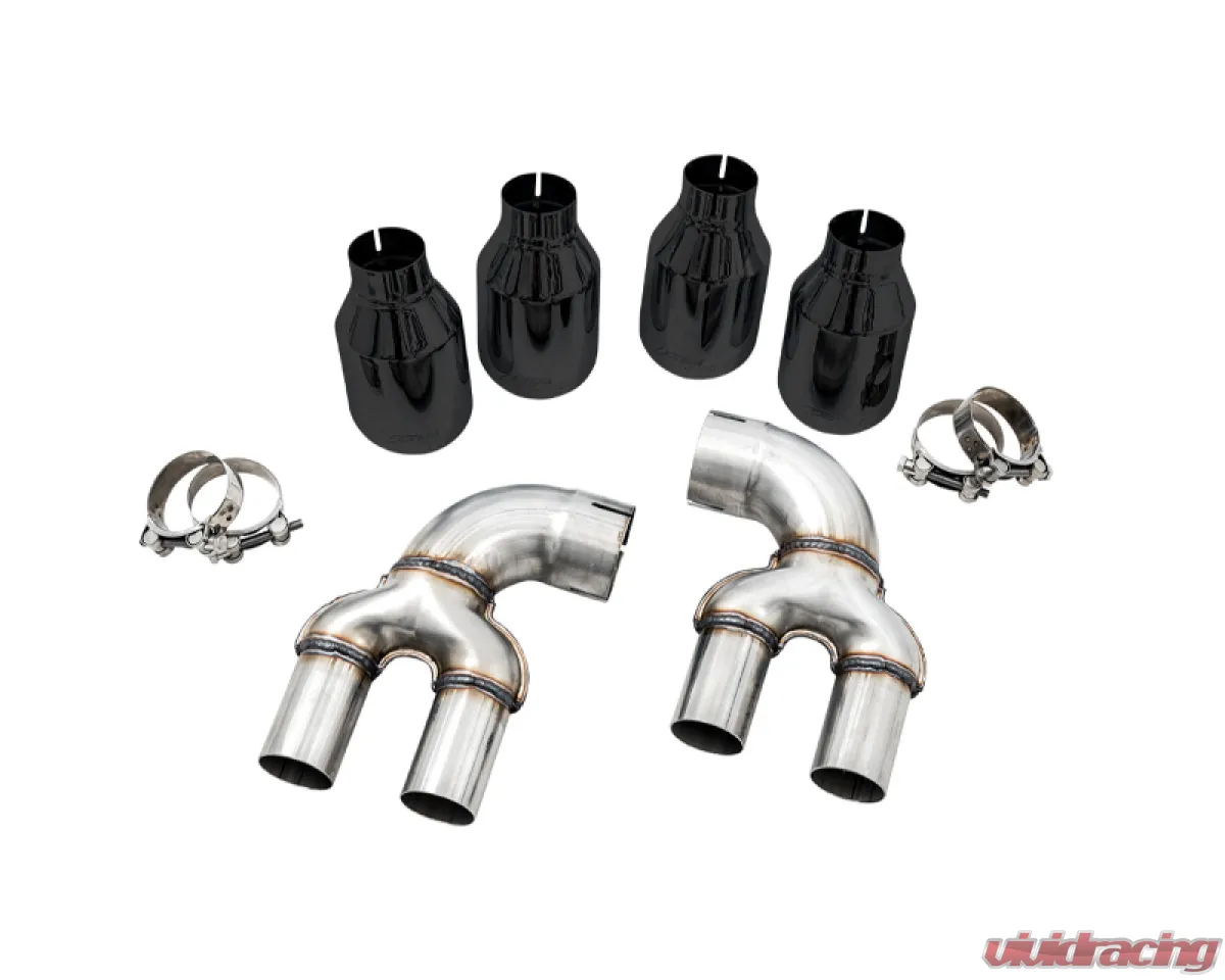 AWE Tuning OE-to-Quad Tip Conversion Kit | 3" Diameter | 4" Quad ...