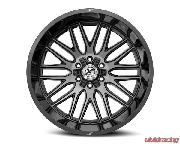 XF Off-Road XF-240 26x14 Wheel -76mm Gloss Black Brushed | Vivid Racing