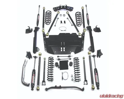 TeraFlex 4" Pro LCG Long Arm Suspension System & 9550 VSS Twin-Tube ...