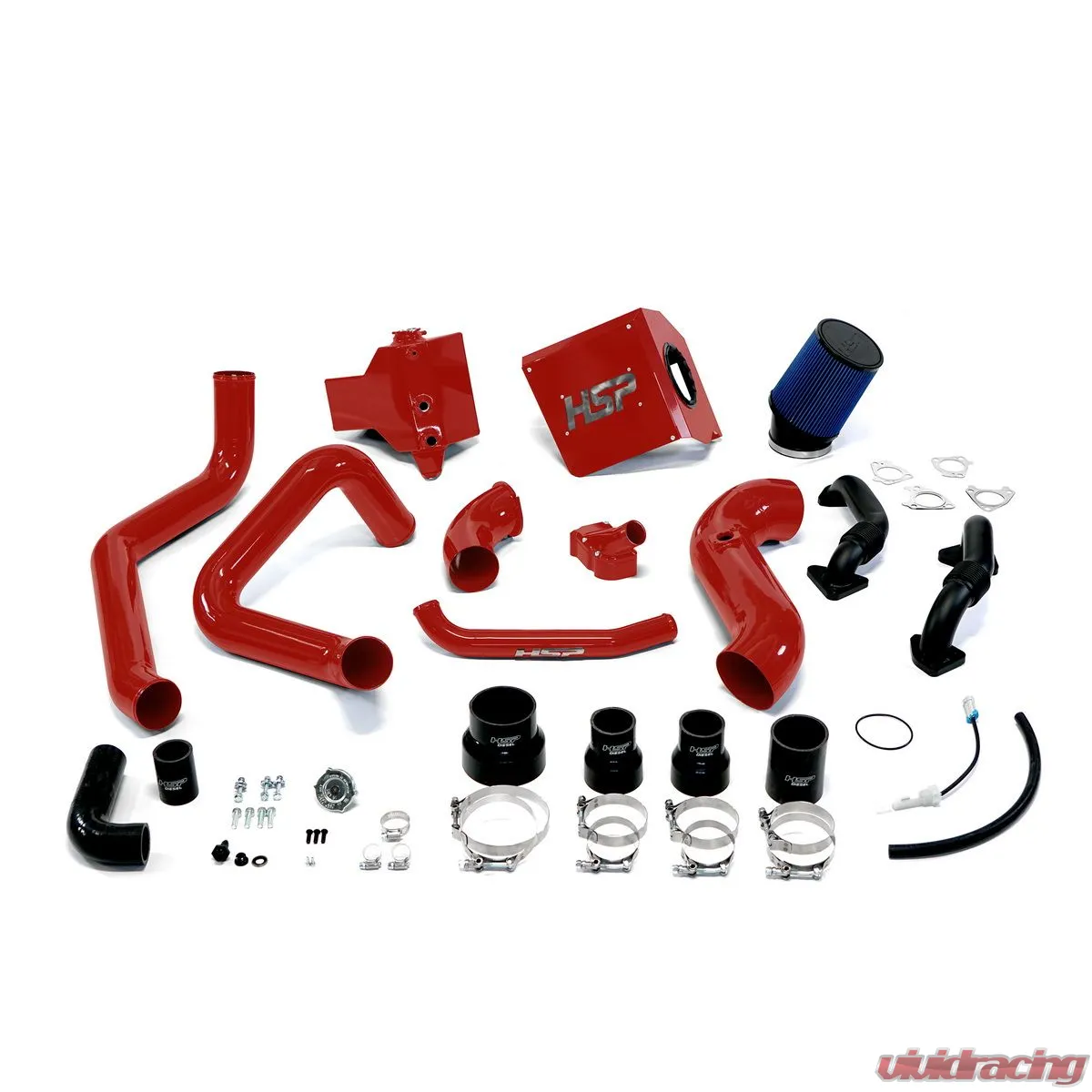 HSP Diesel Deluxe Max Air Flow Bundle Flag Red 184-HSP-BR | Vivid Racing