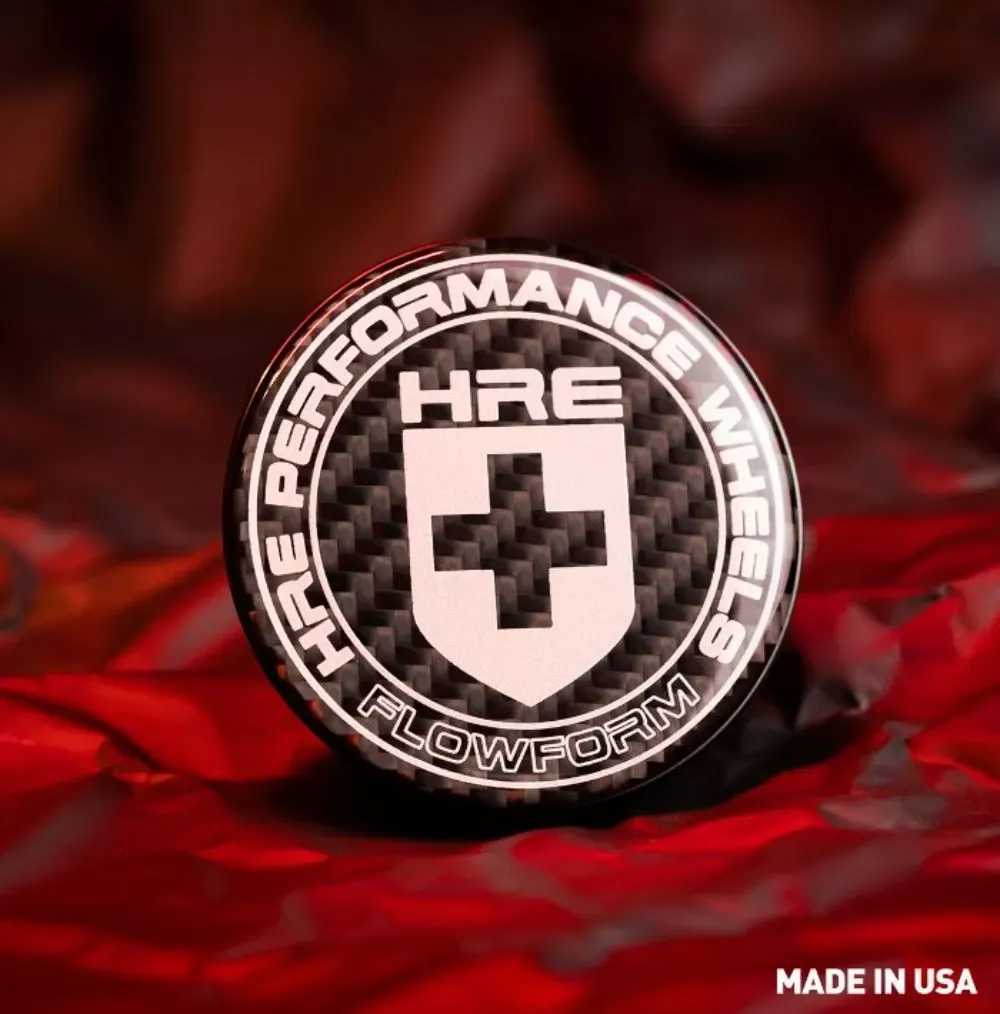 HRE Flowform Carbon Fiber Center Caps HRE-CP-CF | Vivid Racing