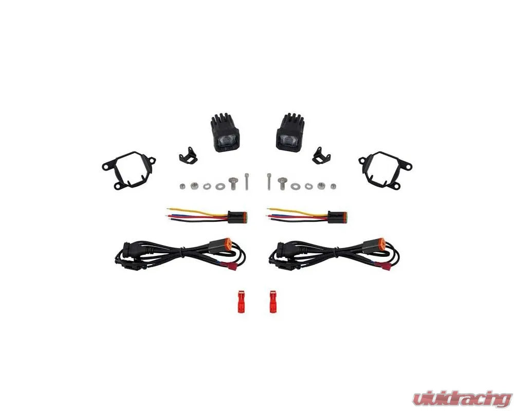 Diode Dynamics SSC1 LED Fog Light Kit Cool White (6000K) White SAE Fog ...