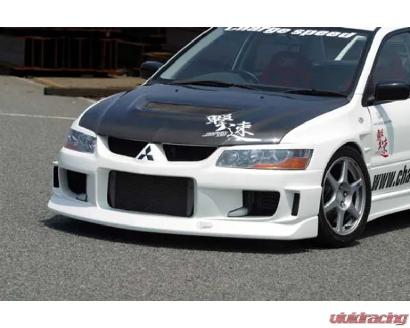 ChargeSpeed - Charge Speed FRP Type-1 Front Bumper Mitsubishi Lancer ...