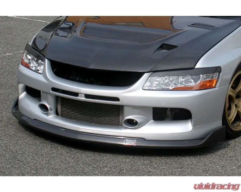 ChargeSpeed - Charge Speed Bottom Line Carbon Front Lip Mitsubishi ...