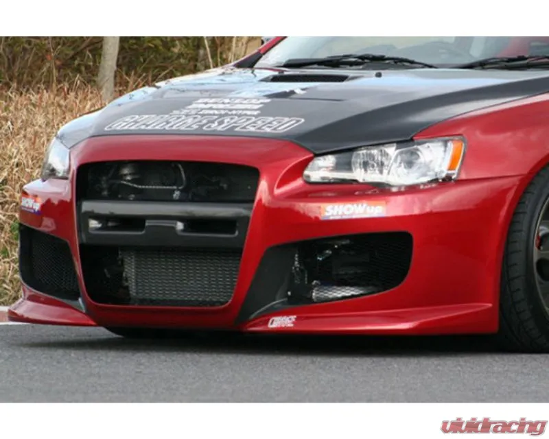 ChargeSpeed - Charge Speed FRP Type-1 Front Bumper Mitsubishi Lancer ...