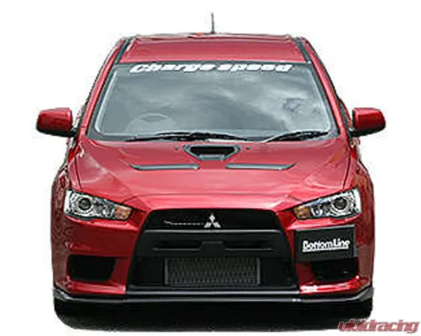 Chargespeed BCML08-CS427FL1F FRP Type-1 Front Lip for Evo X 08-17