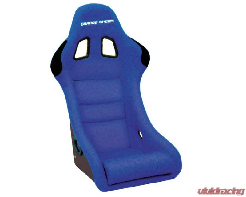 Charge Speed Bucket Racing Seat Shark Type FRP Blue | BCSEAT-HF03