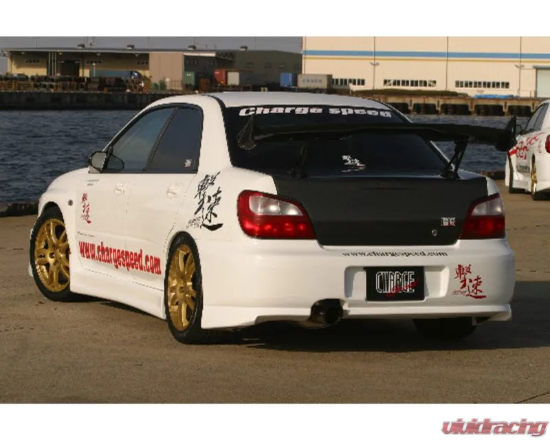 Charge Speed FRP Zenki/ Round Eye Model Type-1 Rear Bumper Subaru ...