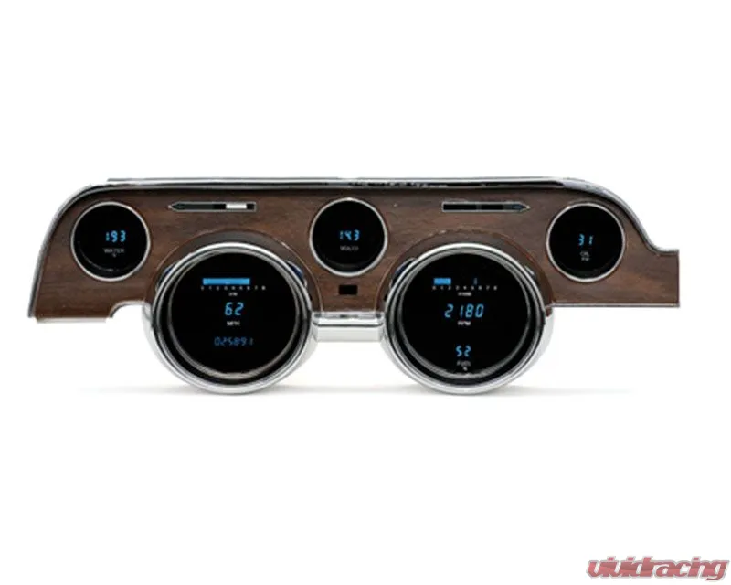 Dakota Digital MFD System Metric Custom Build w/ Woodgrain Ford 1968 ...