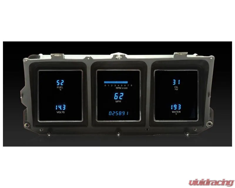 Dakota Digital MFD System Metric Custom Build Ford 1973-1979 MFD3-73F-PU-Z