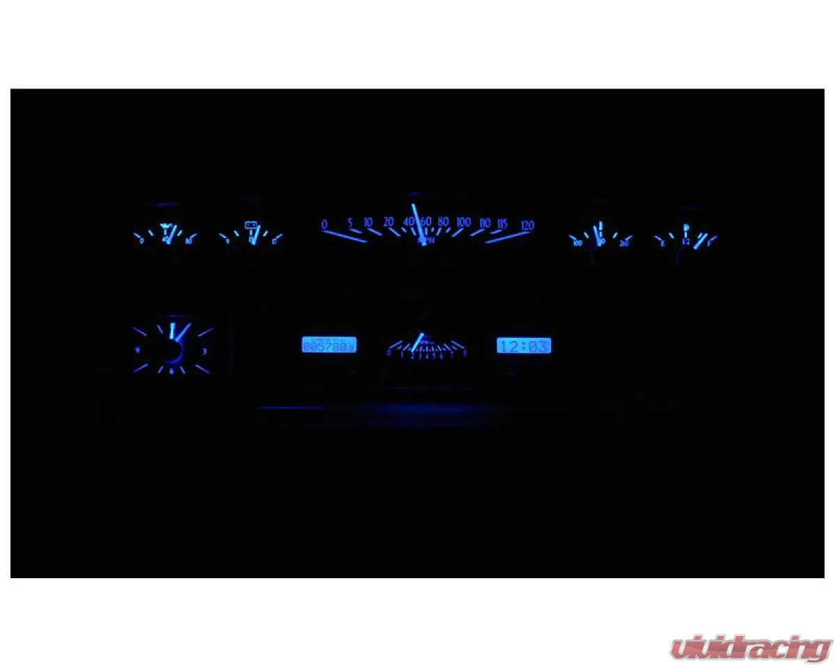 Dakota Digital MHX-70F-TOR-K Black Alloy Custom System for 1970-1971 ...