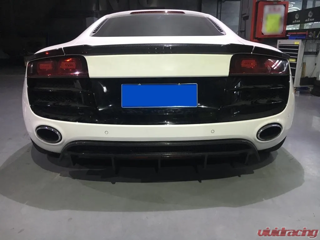 VR Aero Carbon Fiber Rear Diffuser Audi R8 V8 V10 2008-2015 | VR-R8GT-610