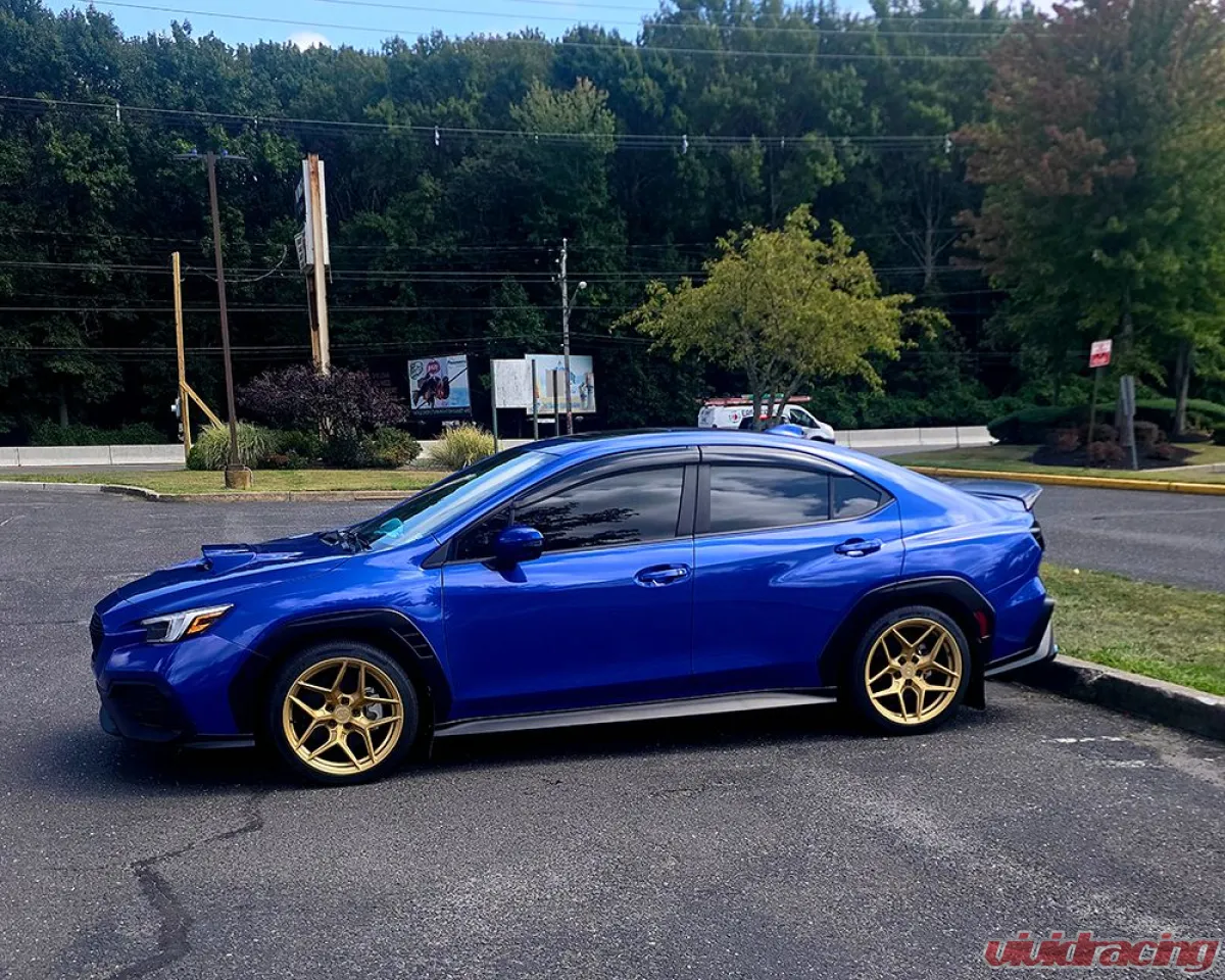 VR Forged D04 Wheel Set Subaru WRX STI 18x9.5 Olympic Gold | VRF-D04 ...