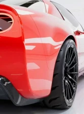 C5 6BR 3 Carbon Wide Body Rear Fenders for 2001 2004 Corvette Z06