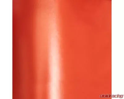 Vicrez VZV10496 Satin Metallic Orange Vinyl Wrap 5ft x 25ft - Vivid Racing