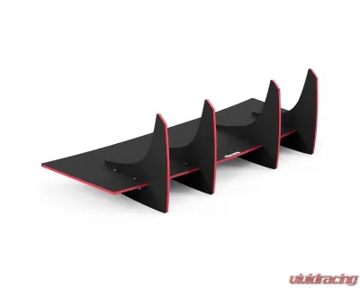 Vicrez VZ103837 Genali VR4 Rear Diffuser Matte Black Cadillac Escalade ...