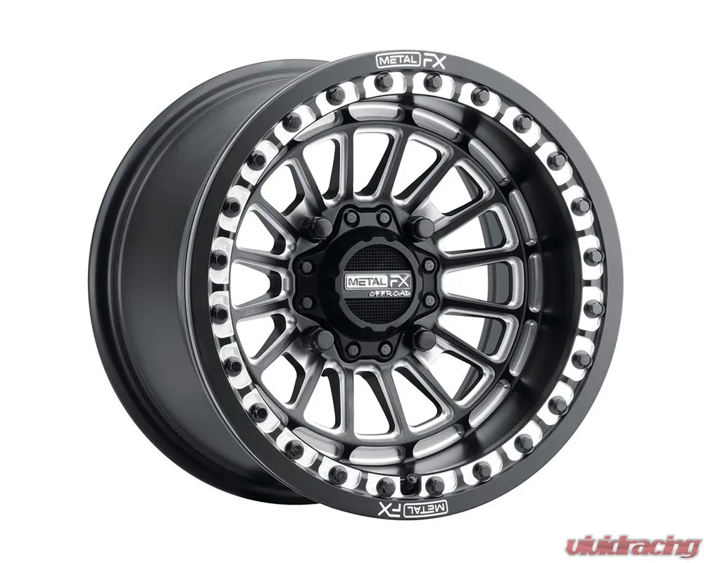 Metal FX Offroad Delta Beadlock Wheel 15x10 4x136/4x137 Satin Black ...