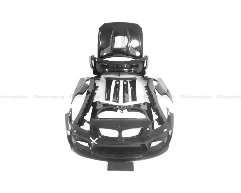 Carbonado PCF VR Style Partial Carbon Fiber Wide Full Body Kit BMW M2 ...
