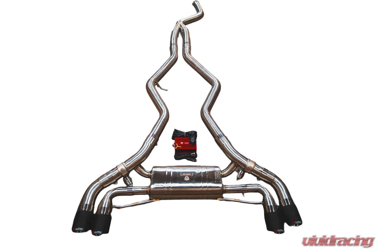 Valvetronic Designs Catback T304 Stainless Steel Black 3.5" Tips BMW ...