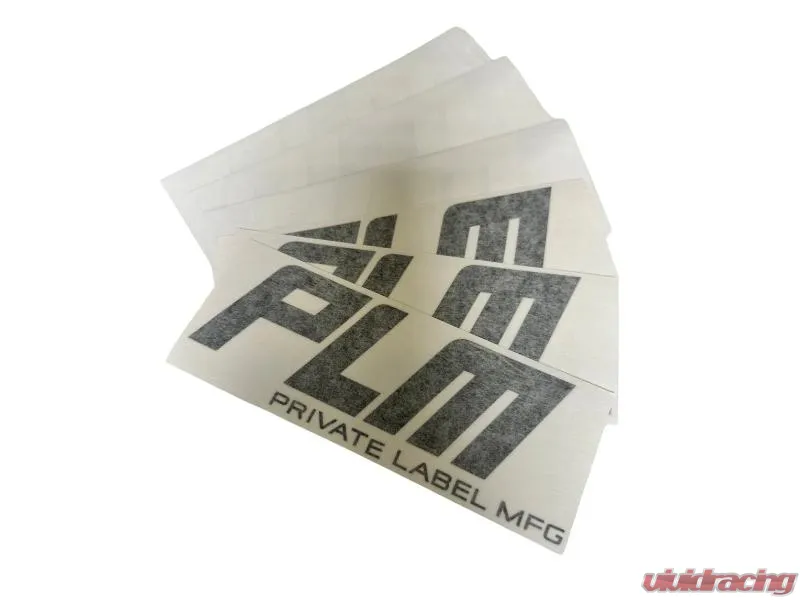 Private Label Mfg - PLM 8inch Black Decal Sticker PLM-DECAL-BLK-8IN ...