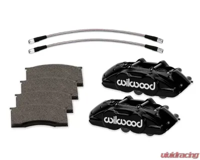 Wilwood D11 Front Caliper Kit Black for 1965-1967 Ford Mustang 140-16799-BK