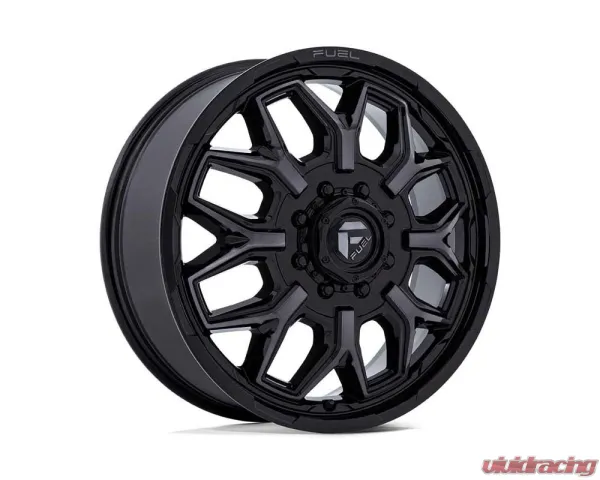 FUEL Wheels D875 Flux Dually Wheel 22x8.25 8x200 104mm Gloss Black ...