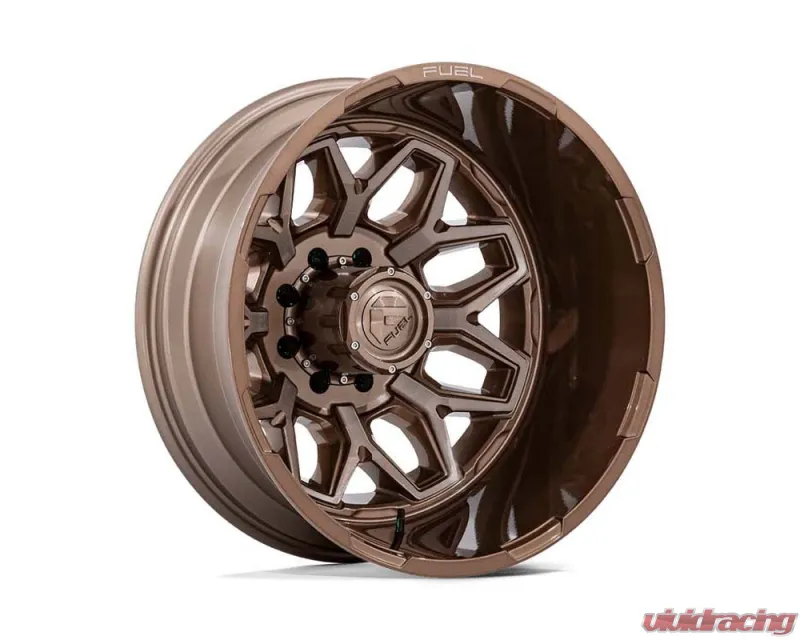 FUEL Wheels D876 Flux Dually Wheel 22x8.25 8x165.1 -265mm Platinum ...