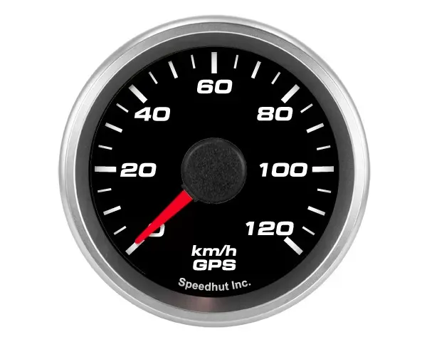 SpeedHut GPS Speedometer Gauge 120kmh Metric GRM2-GPS-03 | Vivid Racing