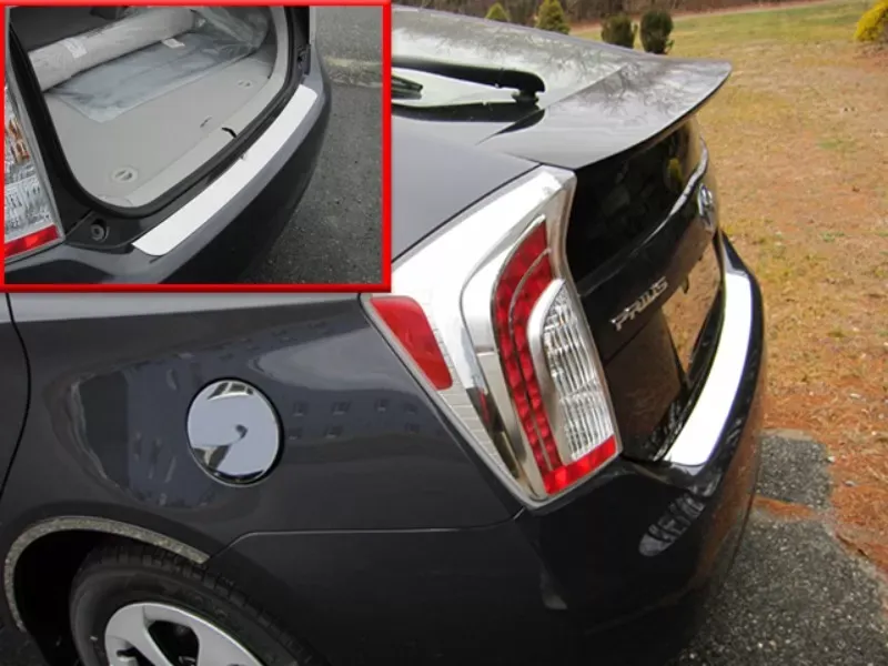 Quality Automotive Accessories 1-Piece Stainless Steel Rear Bumper Trim ...