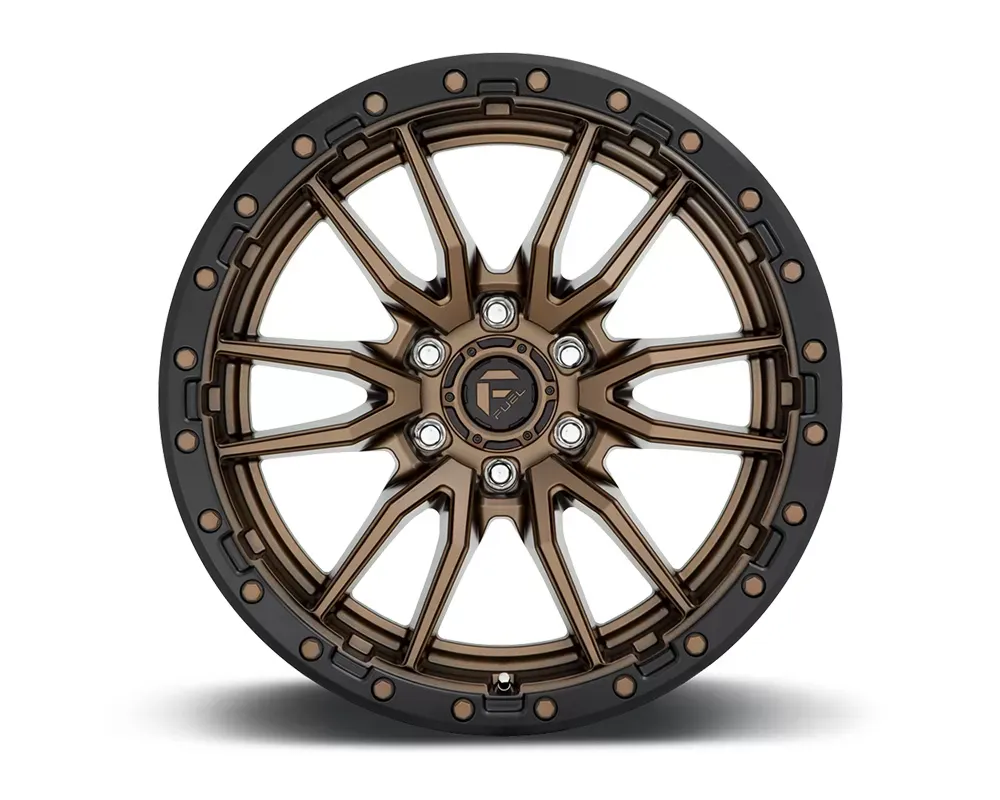 FUEL Off-Road Wheels - FUEL D681 Rebel Bronze w/ Black Lip Cast Wheel ...
