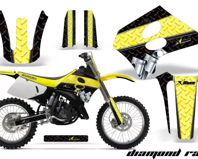 AMR Racing Dirt Bike Graphics Kit Decal Sticker Wrap For Suzuki RM125 ...