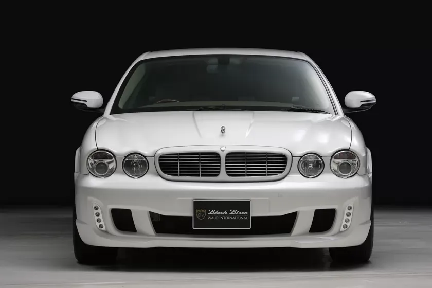 Wald USA Black Bison Front Bumper w LED for Jaguar XJ 03 09 xj.bb.fb.03