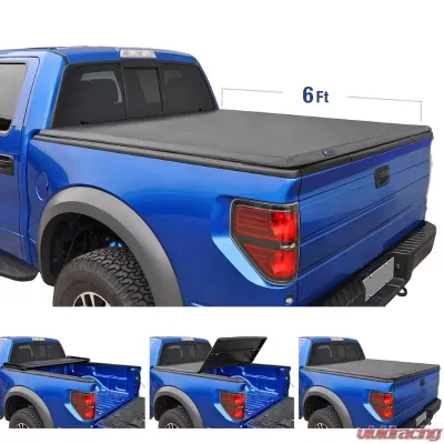 Tyger Auto TG BC3F1022 T3 Soft Tri Fold Tonneau Cover for Ford Ranger 1982 2013