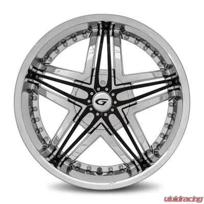 Diablo Wheels - Diablo Blitz Wheel 22x8.5 5x115 18 73.1 Chrome G1 ...