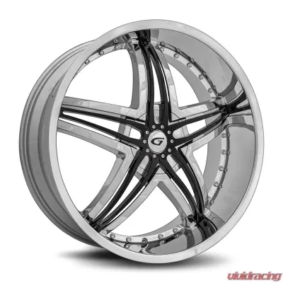 Diablo Wheels - Diablo Blitz Wheel 24x10 Blank 35 78.1 Chrome G1 ...