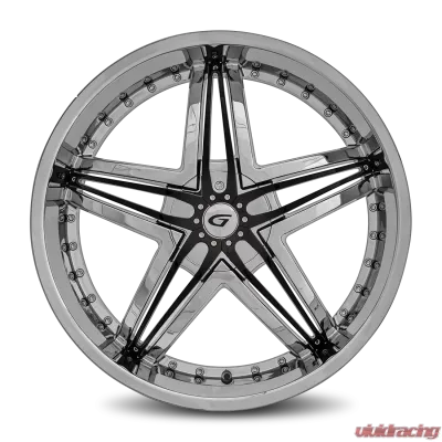 Diablo Wheels - Diablo Blitz Wheel 24x10 Blank 12 73.1 Chrome G1 ...