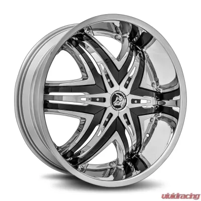Diablo Wheels - Diablo Elite Wheel 22x8.5 Blank 38 73.1 Chrome DE ...