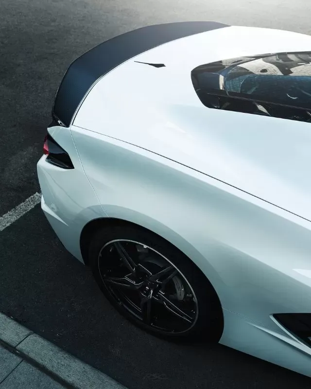 RSC Tuning Rear Spoiler Carbon Fiber Chevrolet C8 Corvette Stingray ...