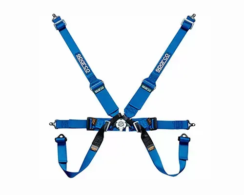 Sparco Competition 6-Point Formula Harness HANS Compatible Blue | 04796HAZ